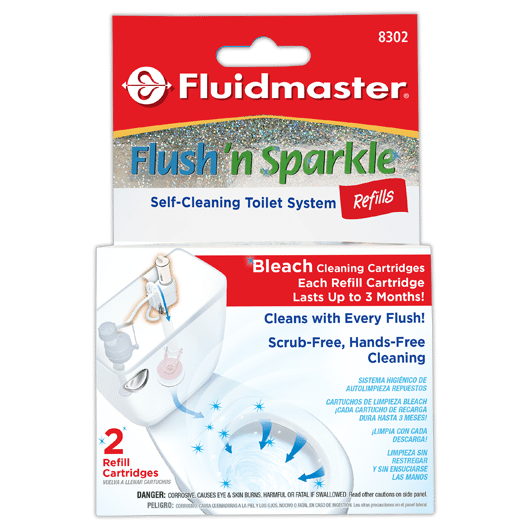 Antibacterial Toilet Cleaner | Flush 'N Sparkle Refills | Fluidmaster